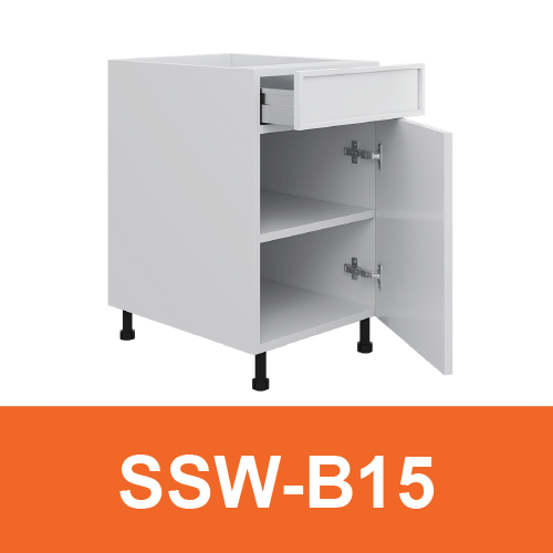 Base Cabinet (1 Drawer + 1 Door) | Oppein Cabinetry